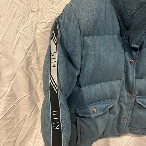 Kith | Jackets & Coats | Kith Denim Puffer Jacket | Poshmark